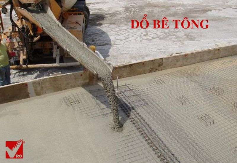 Đổ bê tông đúng kỹ thuật - Độ dày sàn bê tông tiêu chuẩn