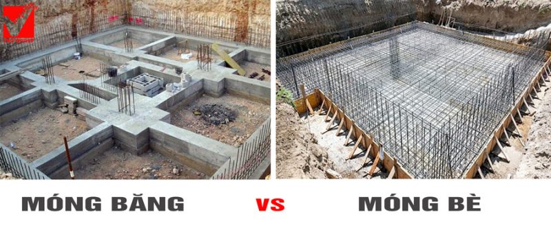 So sánh móng bè và móng băng: Đâu là lựa chọn tối ưu?