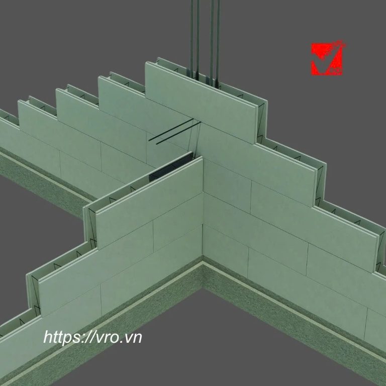 Gạch Lego VRO - Giải Pháp Xây Dựng Không Cần Tô Trát Thế Hệ Mới